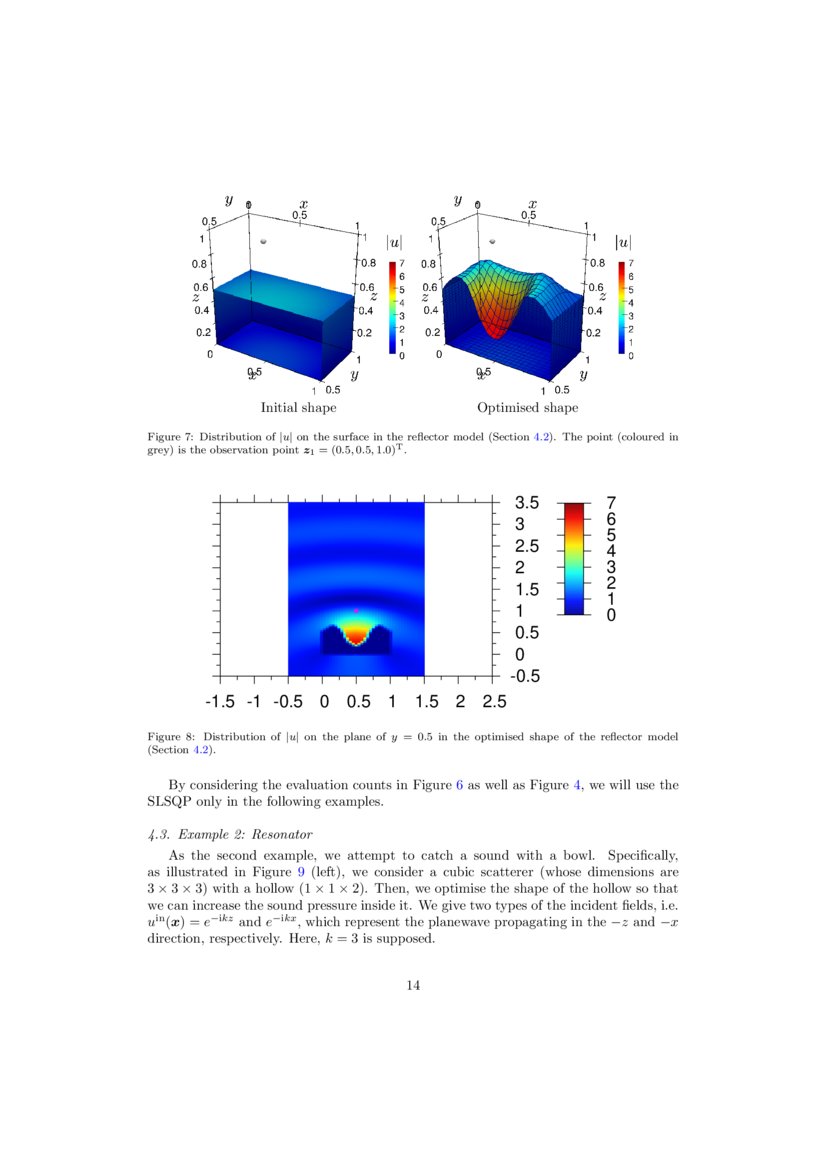 A shape optimisation with the isogeometric boundary element method and adjoint variable method ...