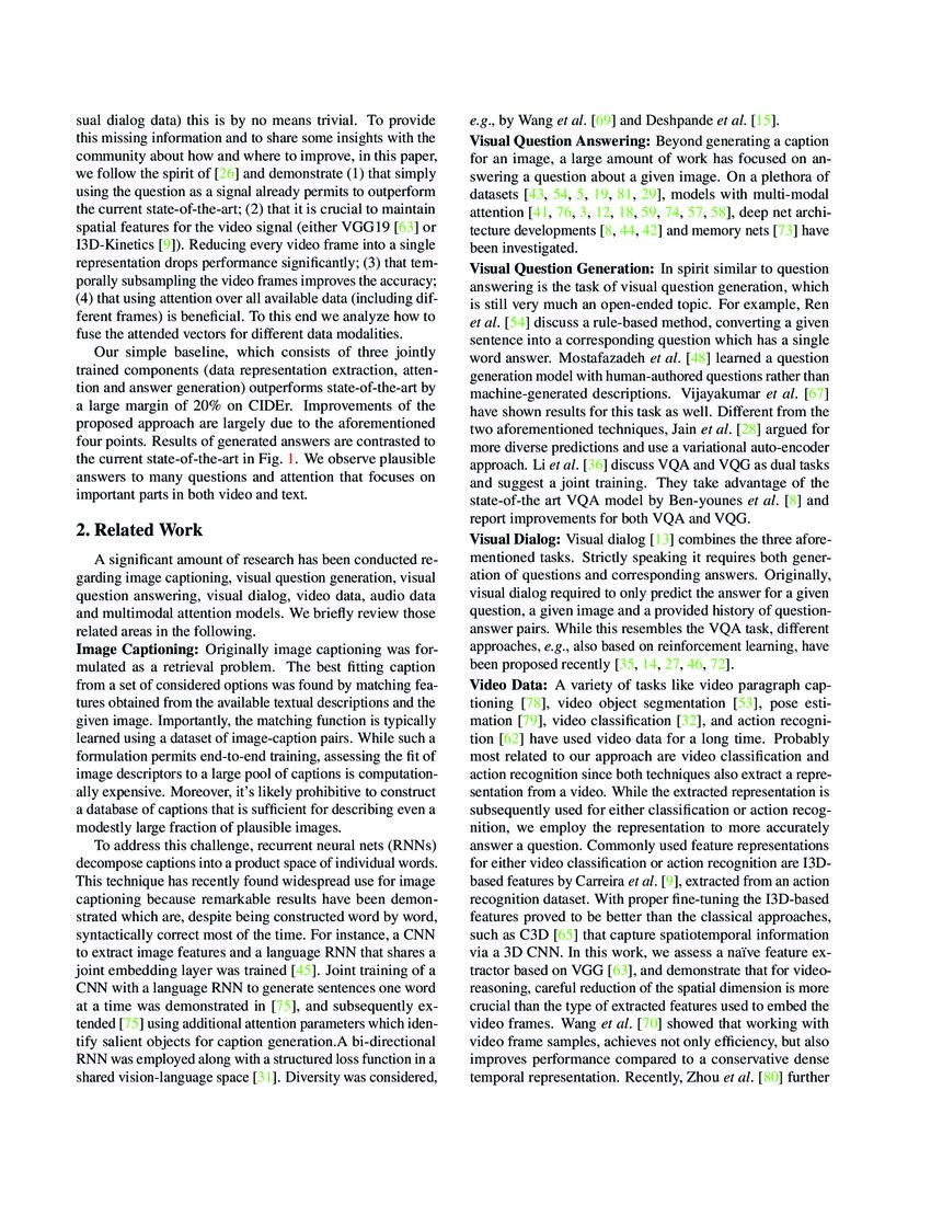 A Simple Baseline for Audio-Visual Scene-Aware Dialog | DeepAI