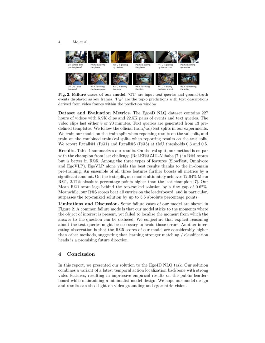 A Simple Transformer Based Model For Ego4d Natural Language Queries Challenge Deepai