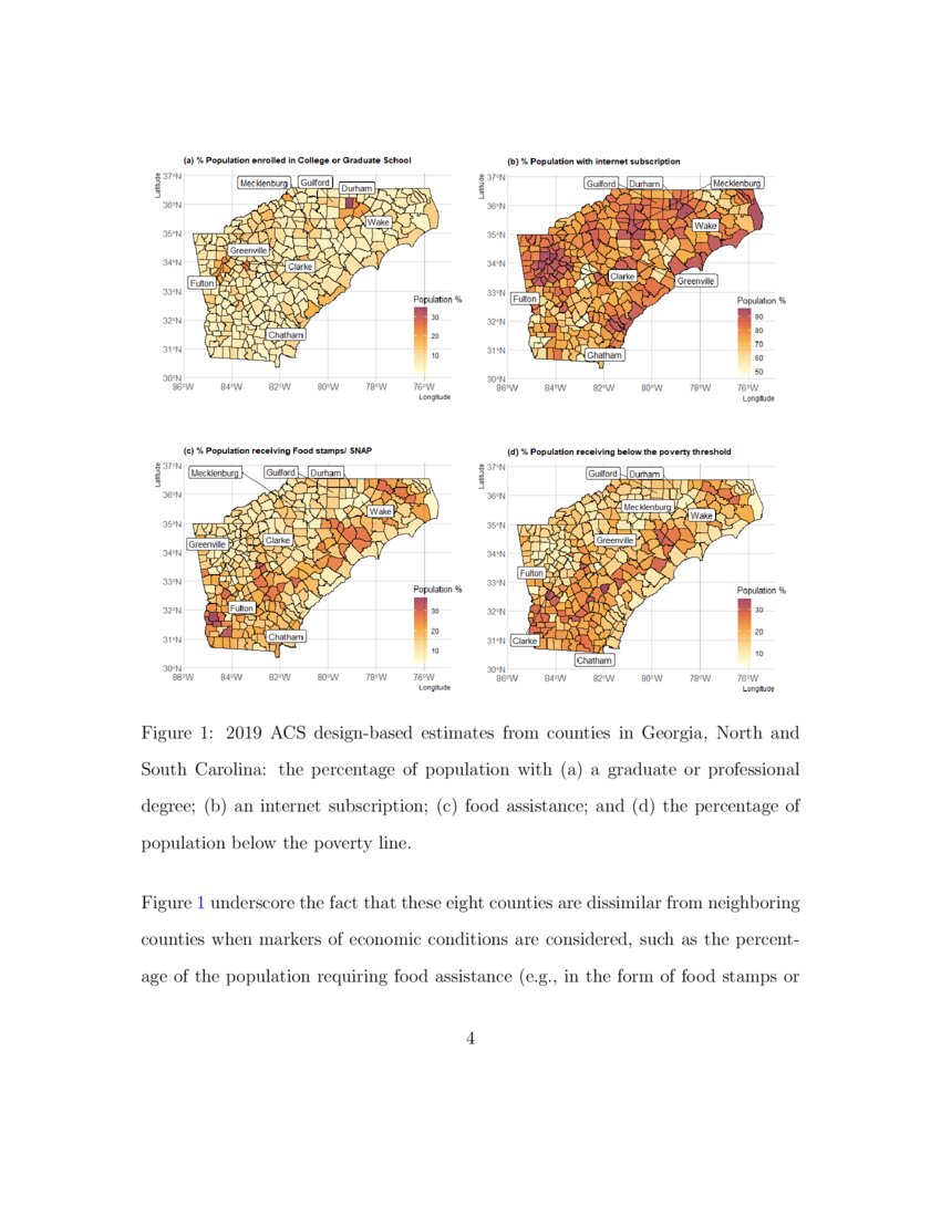 A Socio-Demographic Latent Space Approach to Spatial Data When ...