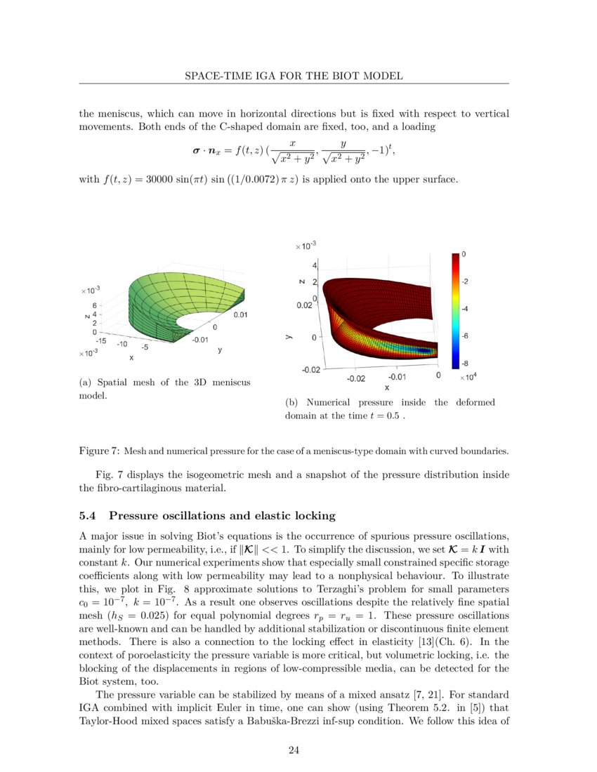 A space-time isogeometric method for the partial differential-algebraic system of Biot's ...