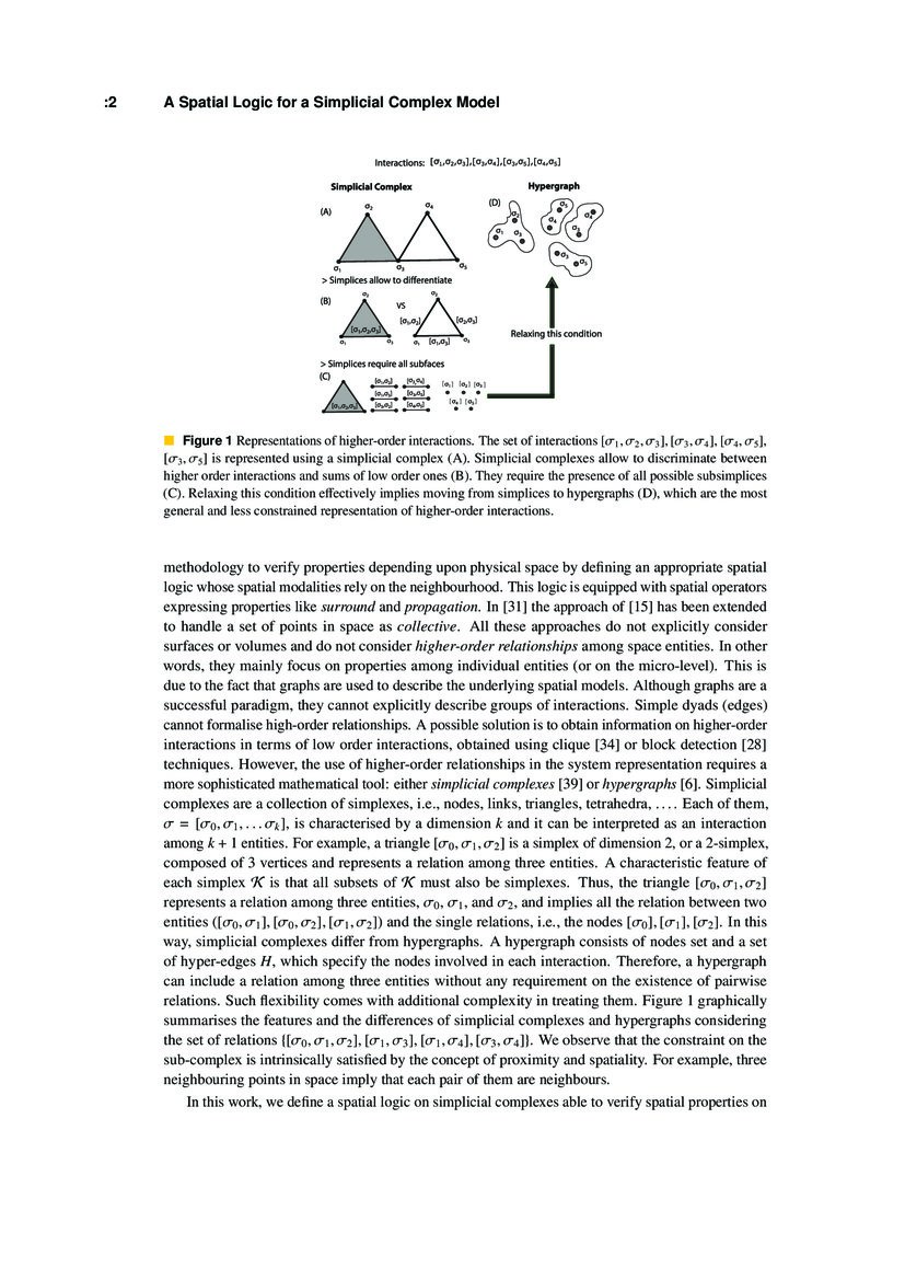 A Spatial Logic for a Simplicial Complex Model | DeepAI
