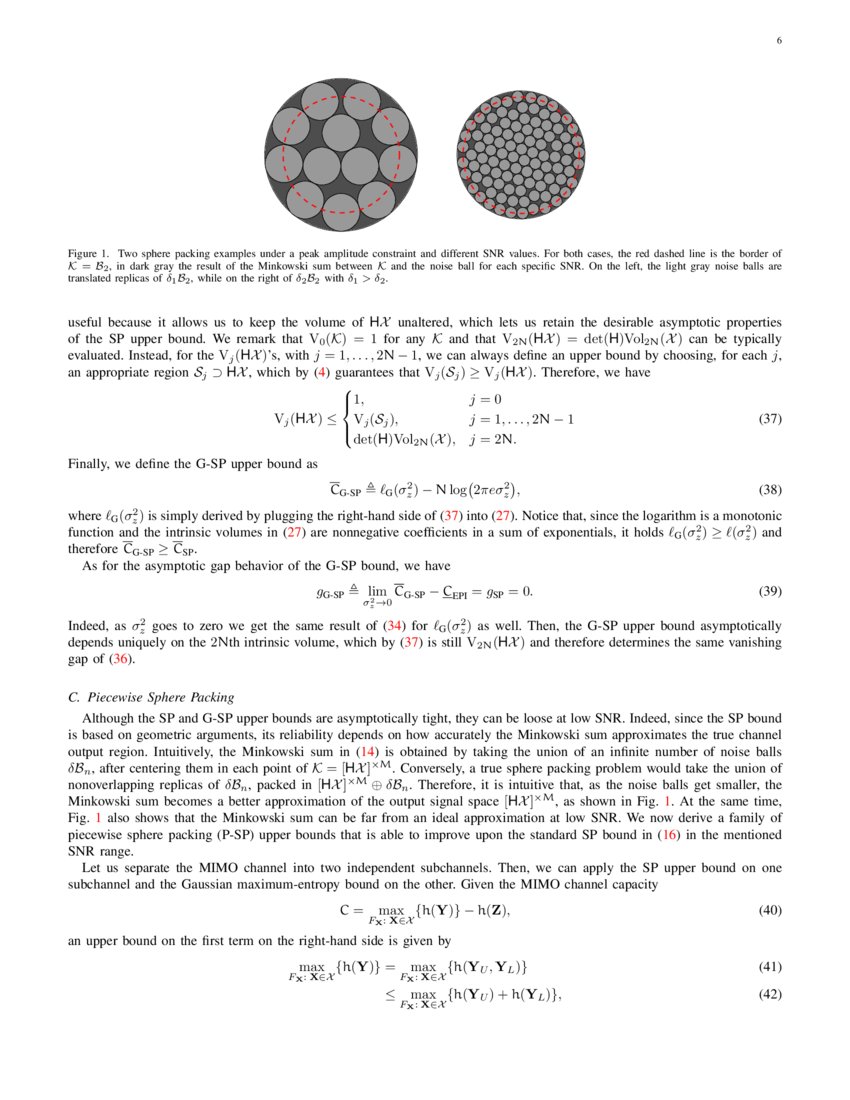 A Sphere Packing Bound for Vector Gaussian Fading Channels under Peak Amplitude Constraints | DeepAI