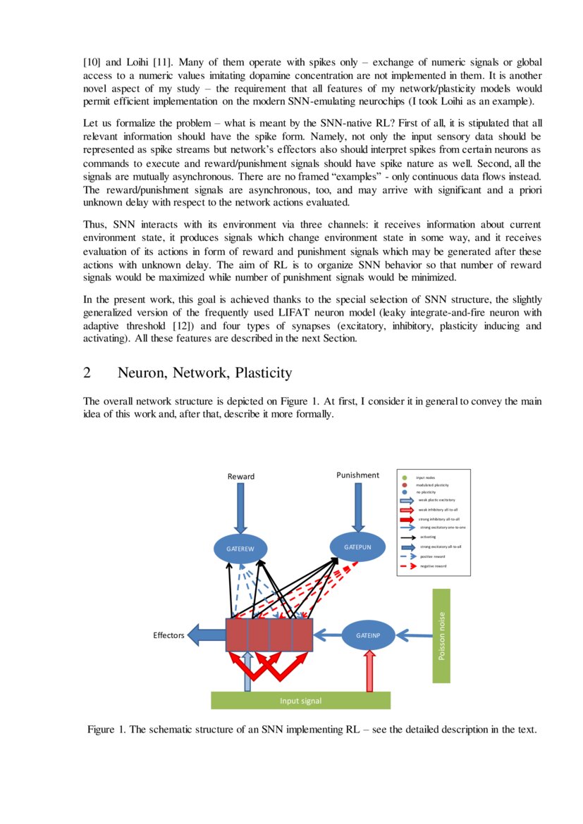 A Spiking Neural Network Structure Implementing Reinforcement Learning Deepai