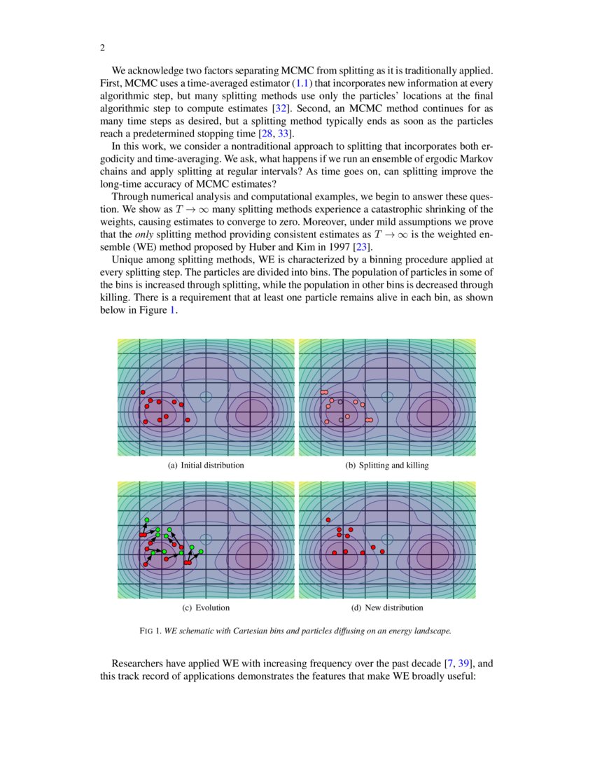 A splitting method to reduce MCMC variance | DeepAI