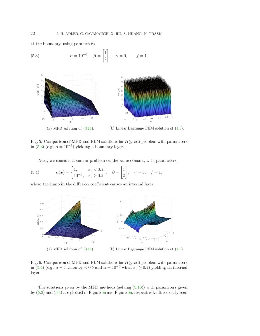 A Stable Mimetic Finite-Difference Method for Convection-Dominated Diffusion Equations | DeepAI