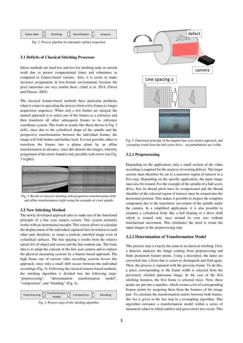 A Stitching Algorithm for Automated Surface Inspection of Rotationally Symmetric Components | DeepAI