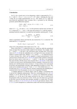 A structure-preserving parametric finite element method for area-conserved generalized mean ...