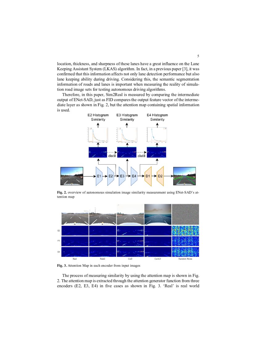 A Study on Quantifying Sim2Real Image Gap in Autonomous Driving Simulations Using Lane ...