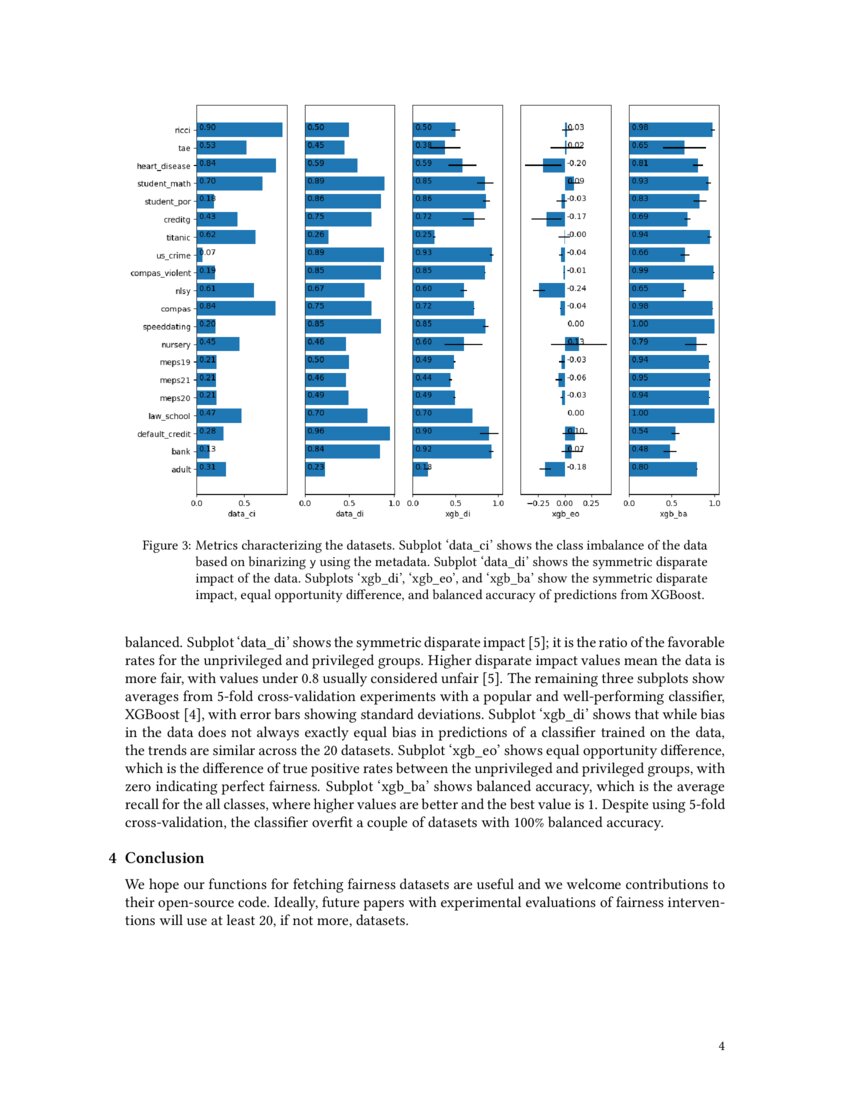 A Suite of Fairness Datasets for Tabular Classification | DeepAI