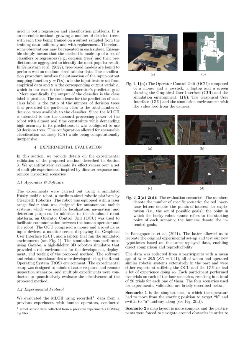 A Supervised Machine Learning Approach to Operator Intent Recognition for Teleoperated Mobile ...
