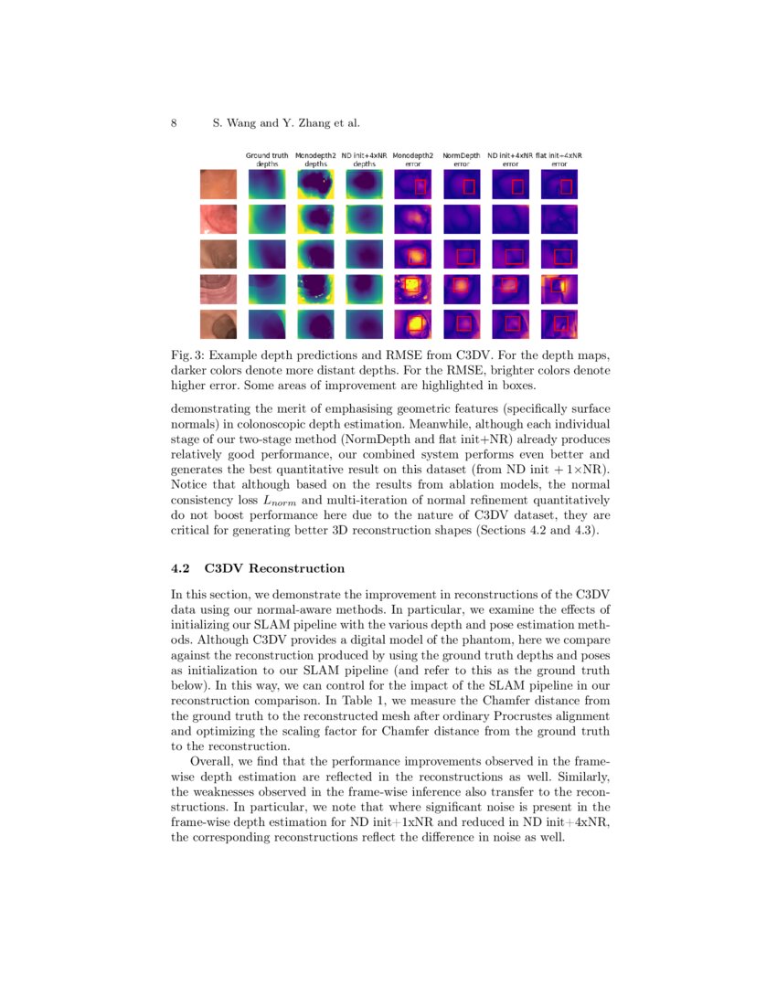 A Surface Normal Based Neural Framework For Colonoscopy Reconstruction Deepai