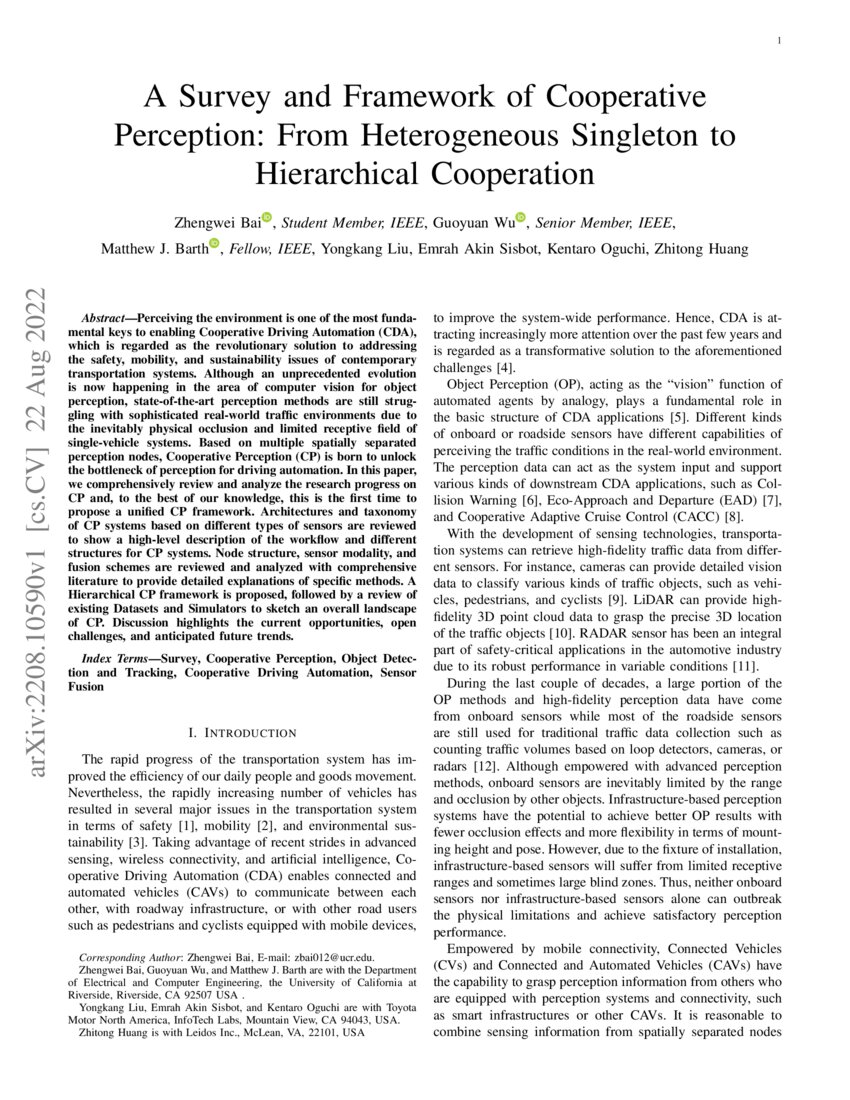 A Survey And Framework Of Cooperative Perception From Heterogeneous Singleton To Hierarchical