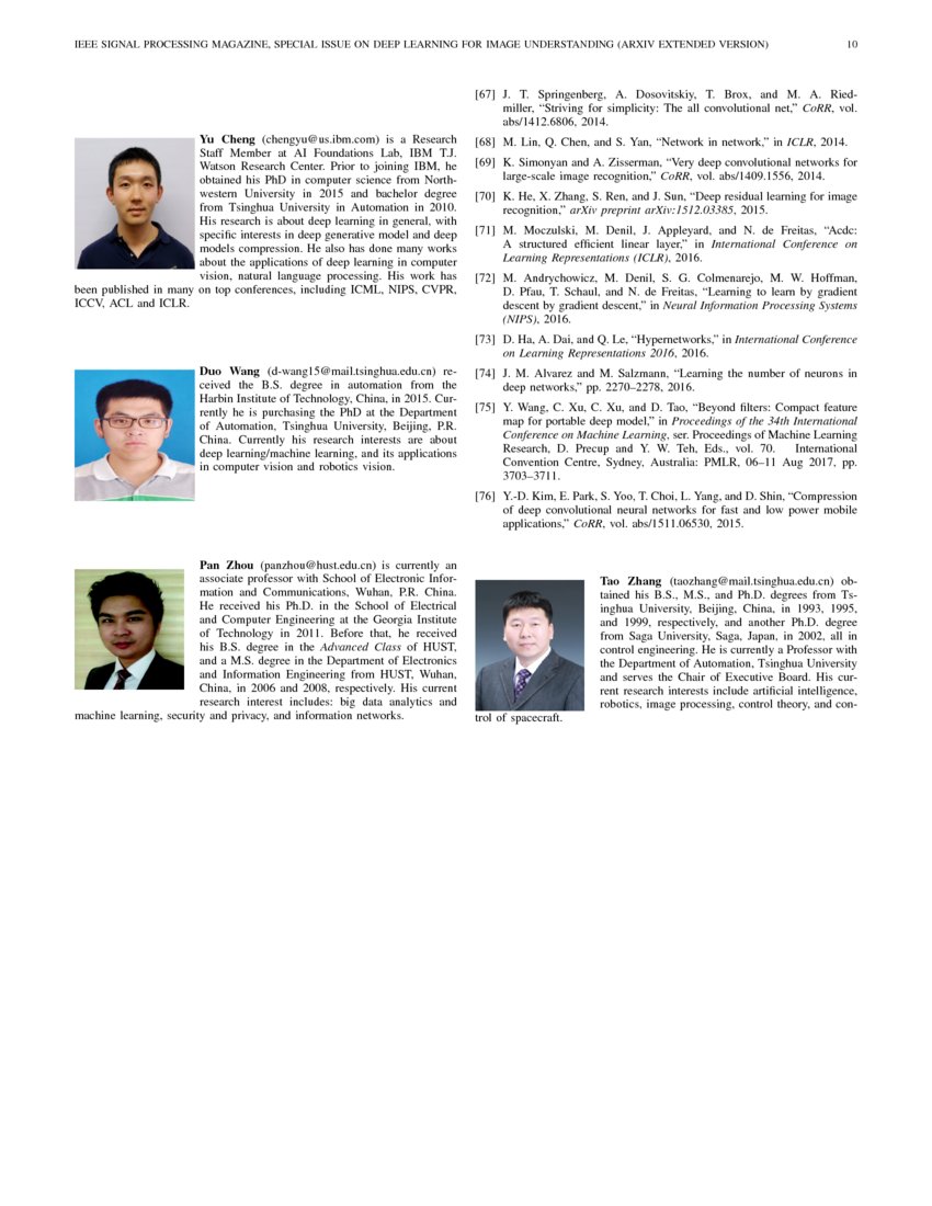 A Survey of Model Compression and Acceleration for Deep Neural Networks ...