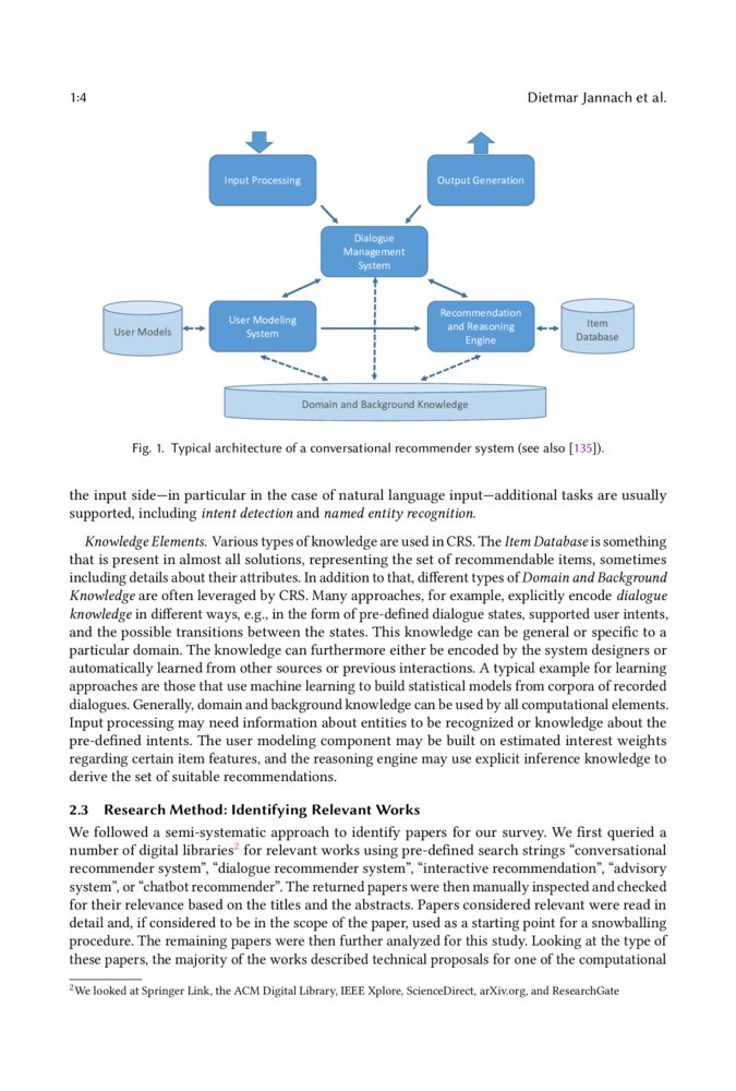 A Survey on Conversational Recommender Systems | DeepAI