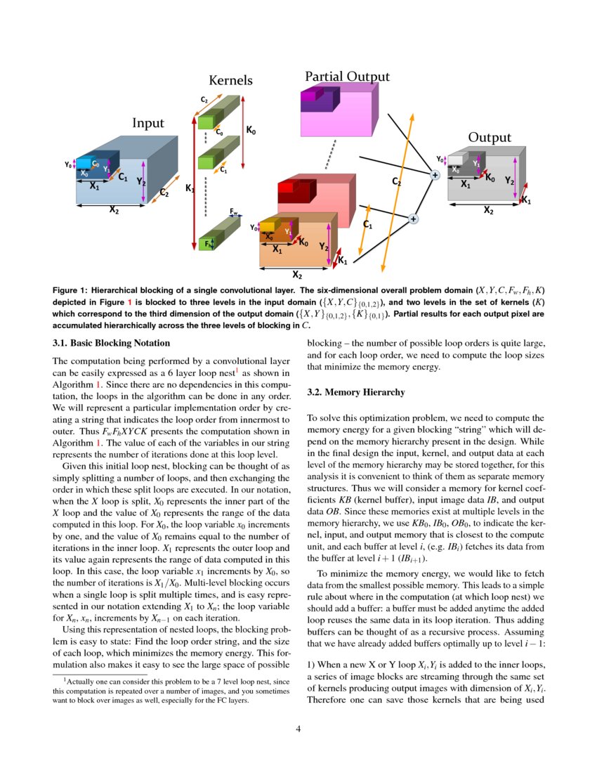 A Systematic Approach to Blocking Convolutional Neural Networks | DeepAI