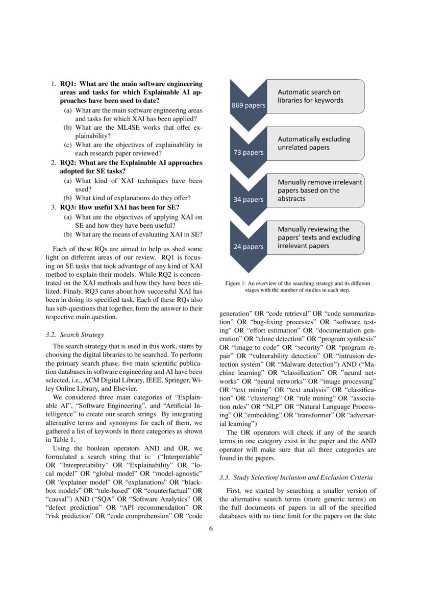 A Systematic Literature Review of Explainable AI for Software Engineering | DeepAI