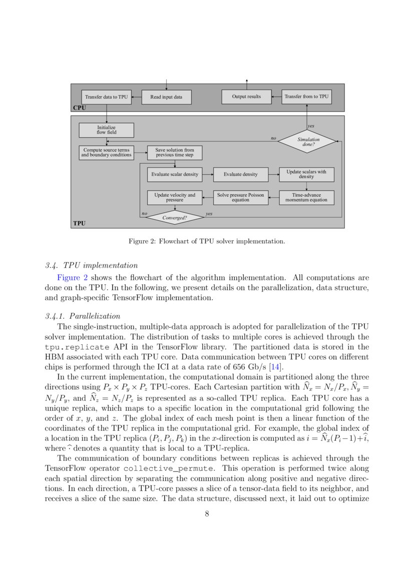 A Tensorflow Simulation Framework For Scientific Computing Of Fluid Flows On Tensor Processing 