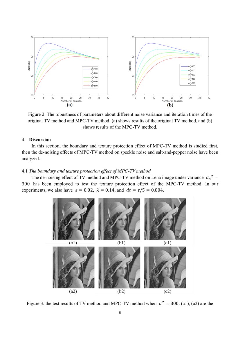 A Total Variation Denoising Method Based On Median Filter And Phase Consistency Deepai
