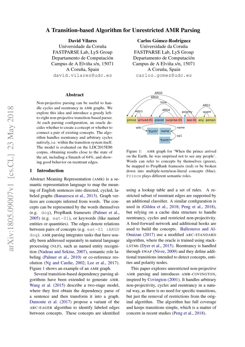 A Transition Based Algorithm For Unrestricted Amr Parsing Deepai 7418