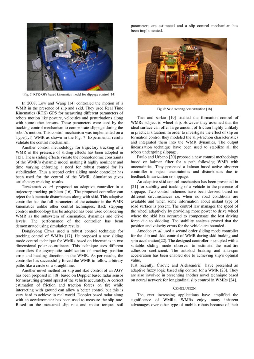A Tutorial On Modeling And Control Of Slippage In Wheeled Mobile Robots