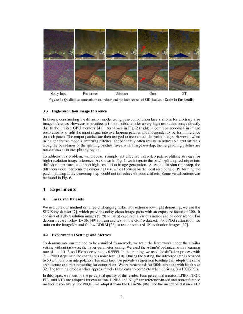 A Unified Conditional Framework for Diffusion-based Image Restoration ... A Unified Conditional Framework for Diffusion-based Image Restoration ...