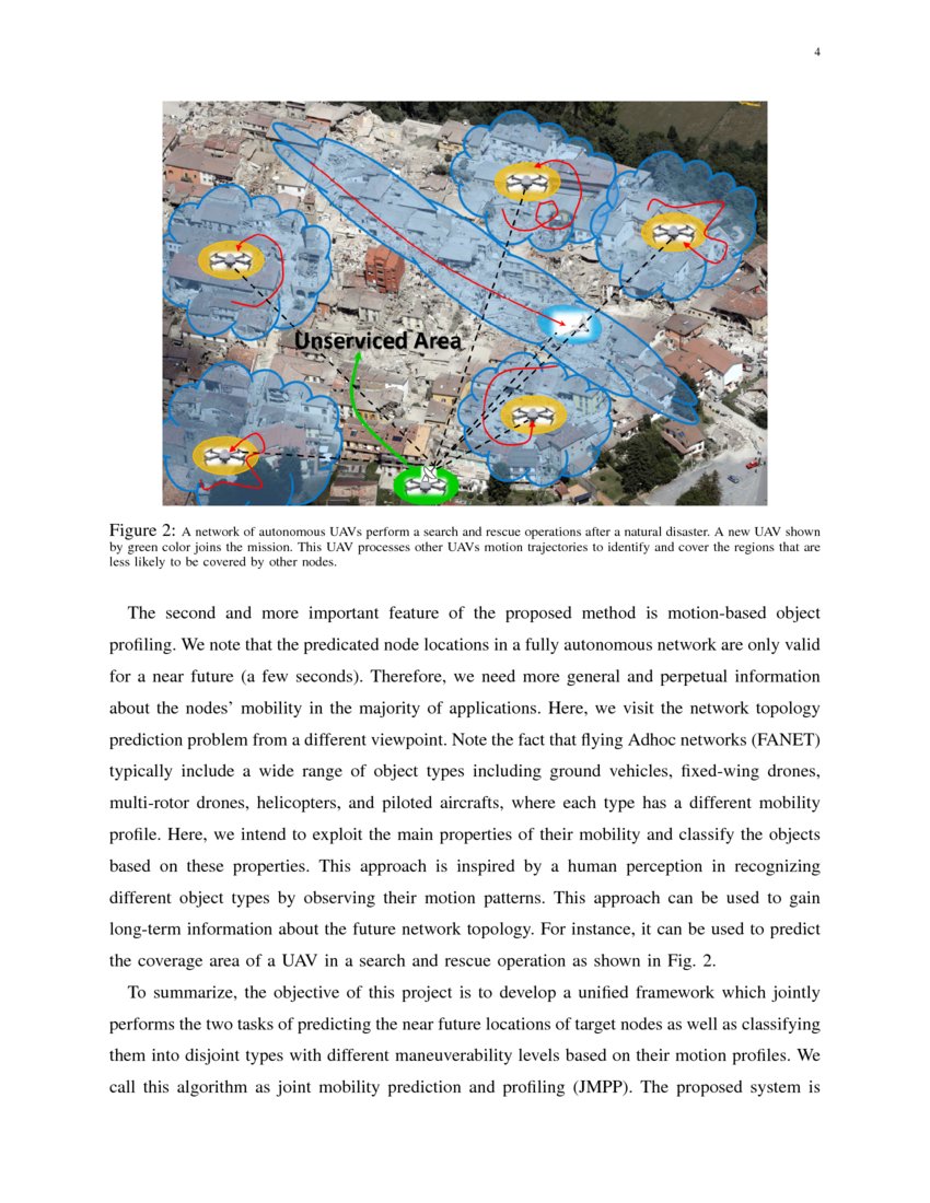 A Unified Framework For Joint Mobility Prediction And Object Profiling Of Drones In Uav Networks
