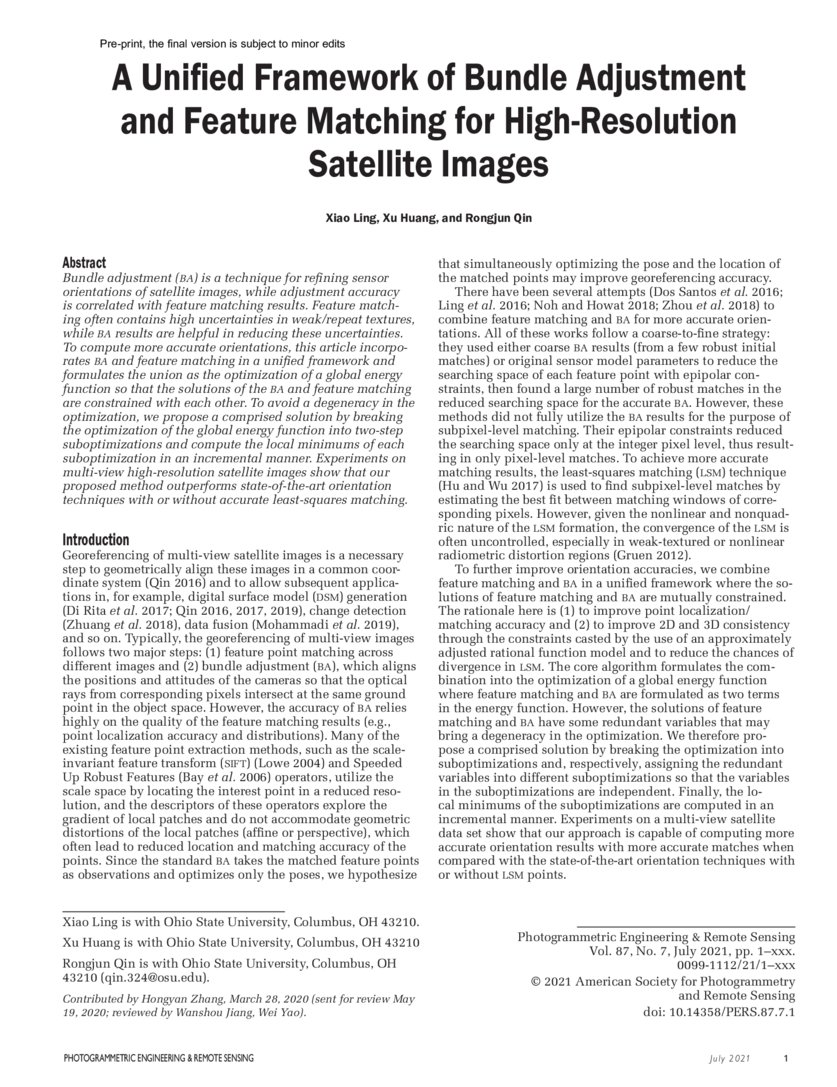 A Unified Framework of Bundle Adjustment and Feature Matching for High ...