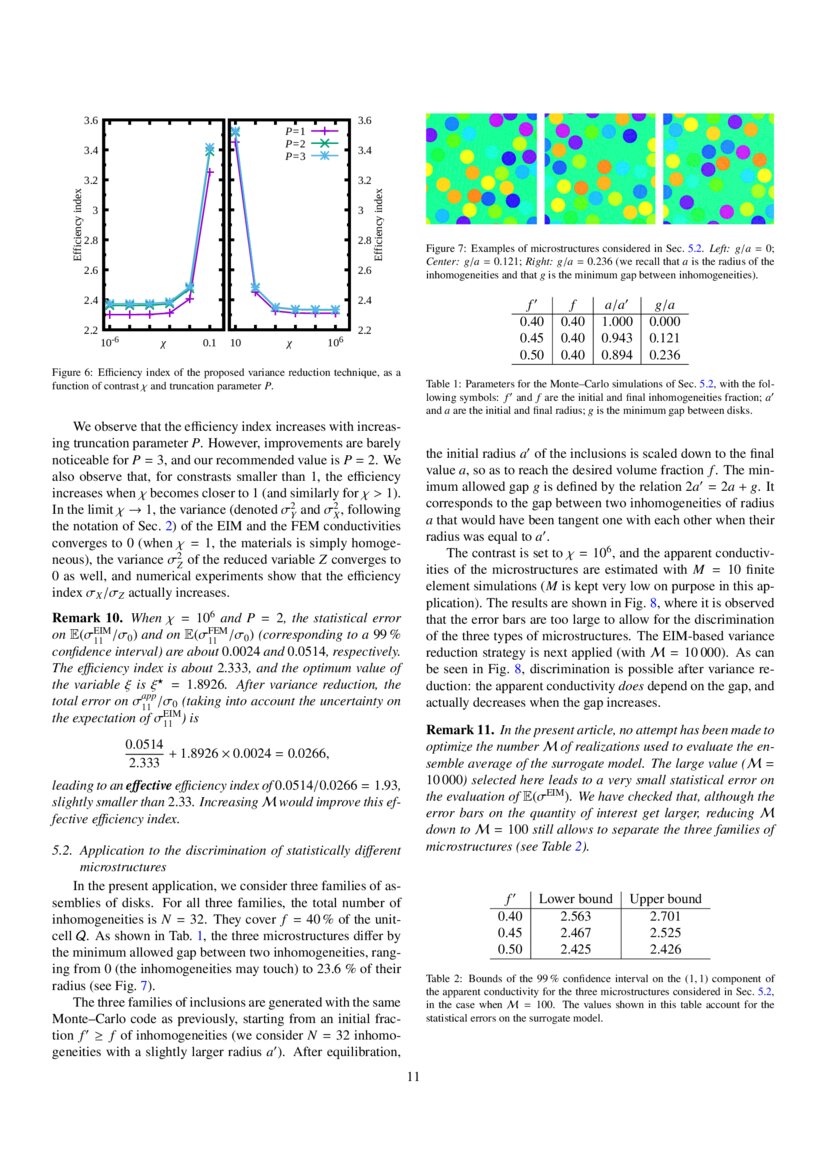 A Variance Reduction Strategy For Numerical Random Homogenization Based