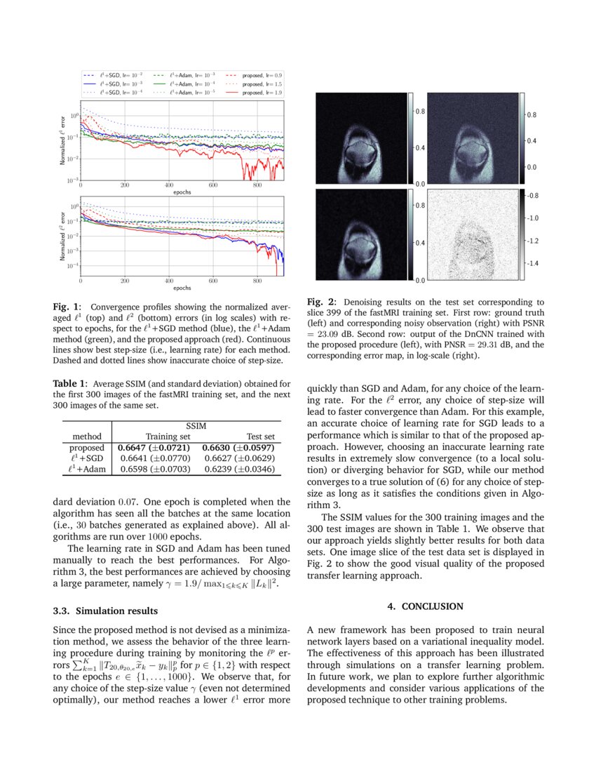 A Variational Inequality Model For Learning Neural Networks Deepai