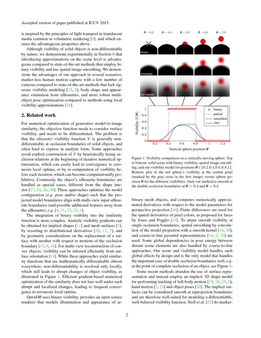 A Versatile Scene Model With Differentiable Visibility Applied To