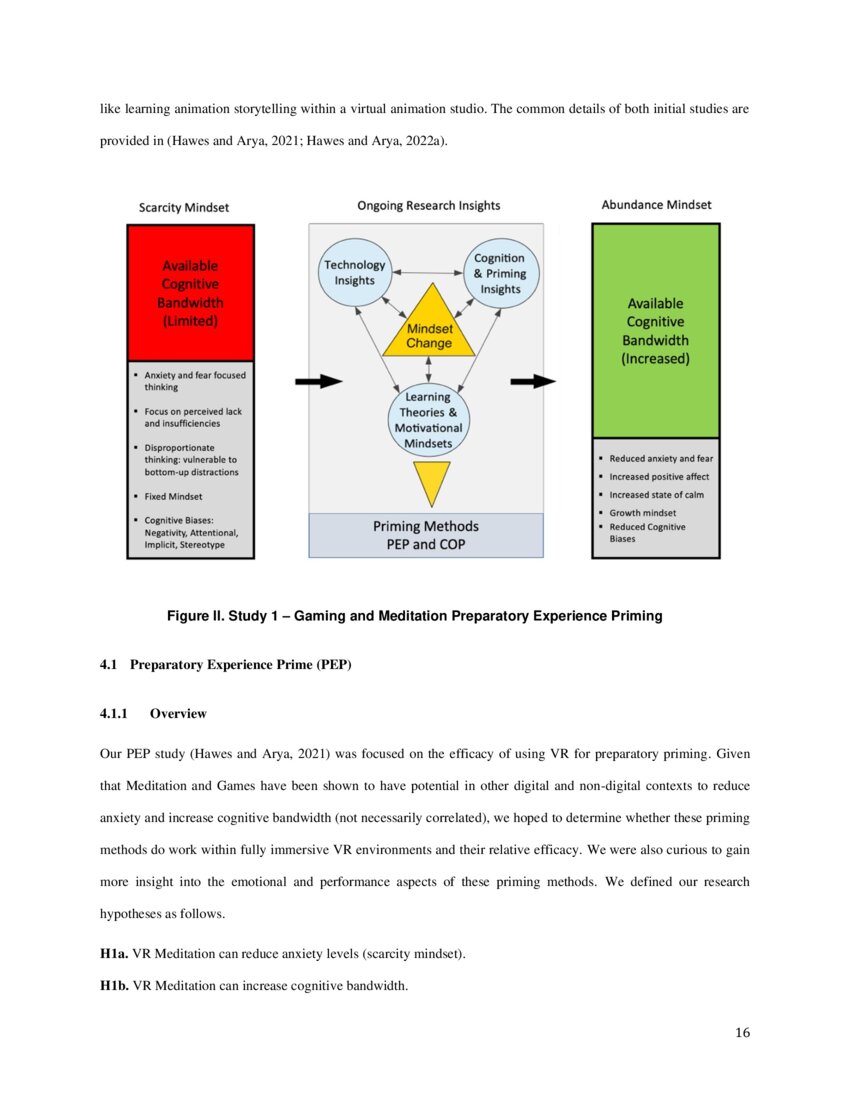A VR-based Priming Framework and Technology Implementation to Improve Learning Mindsets and ...