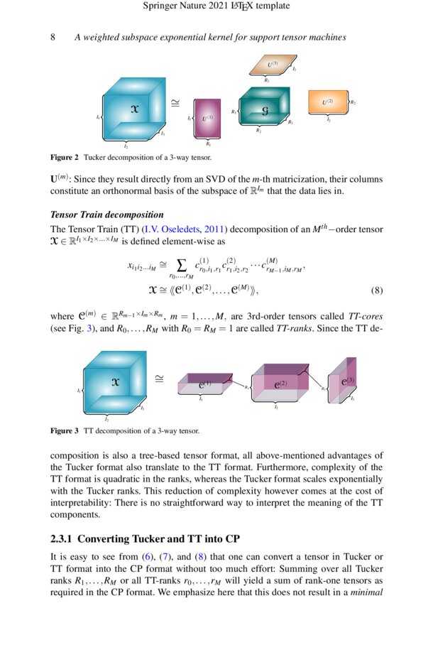 A weighted subspace exponential kernel for support tensor machines | DeepAI