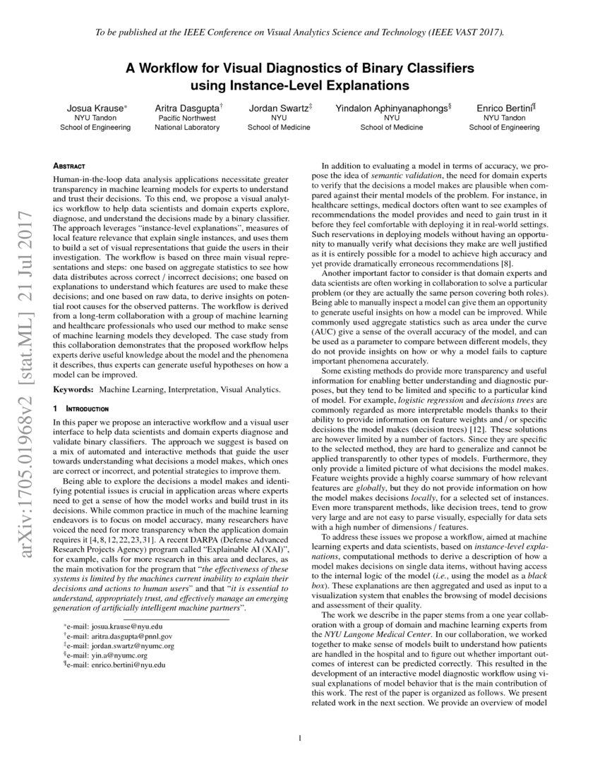 A Workflow For Visual Diagnostics Of Binary Classifiers Using Instance 8204