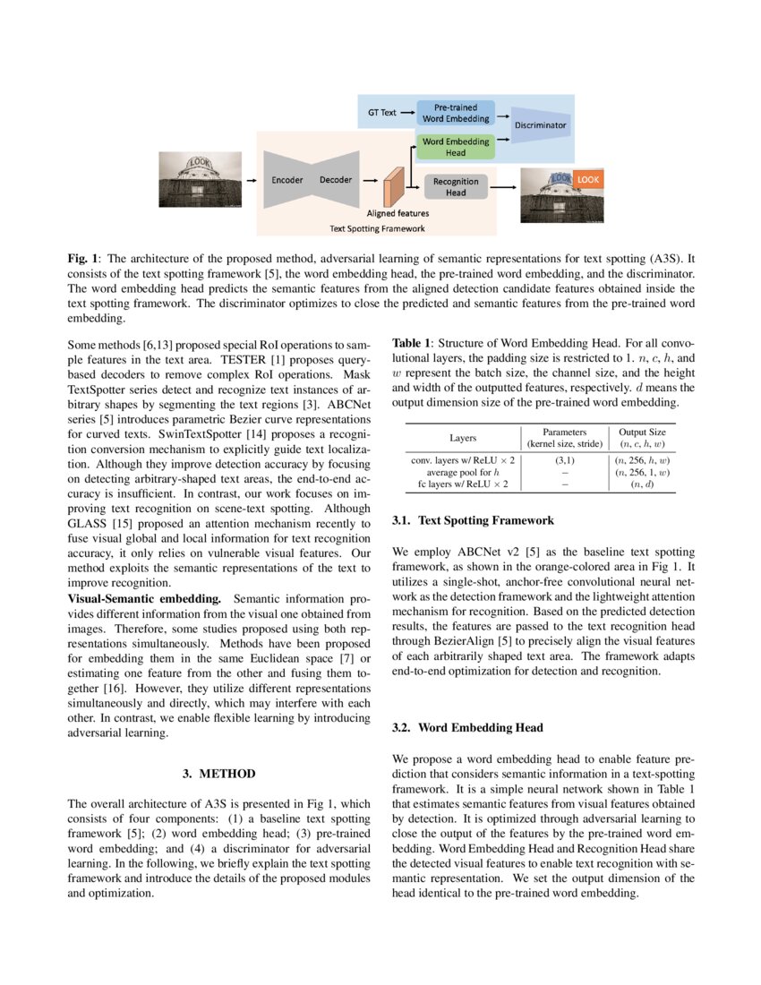 A3S: Adversarial learning of semantic representations for Scene-Text Spotting | DeepAI