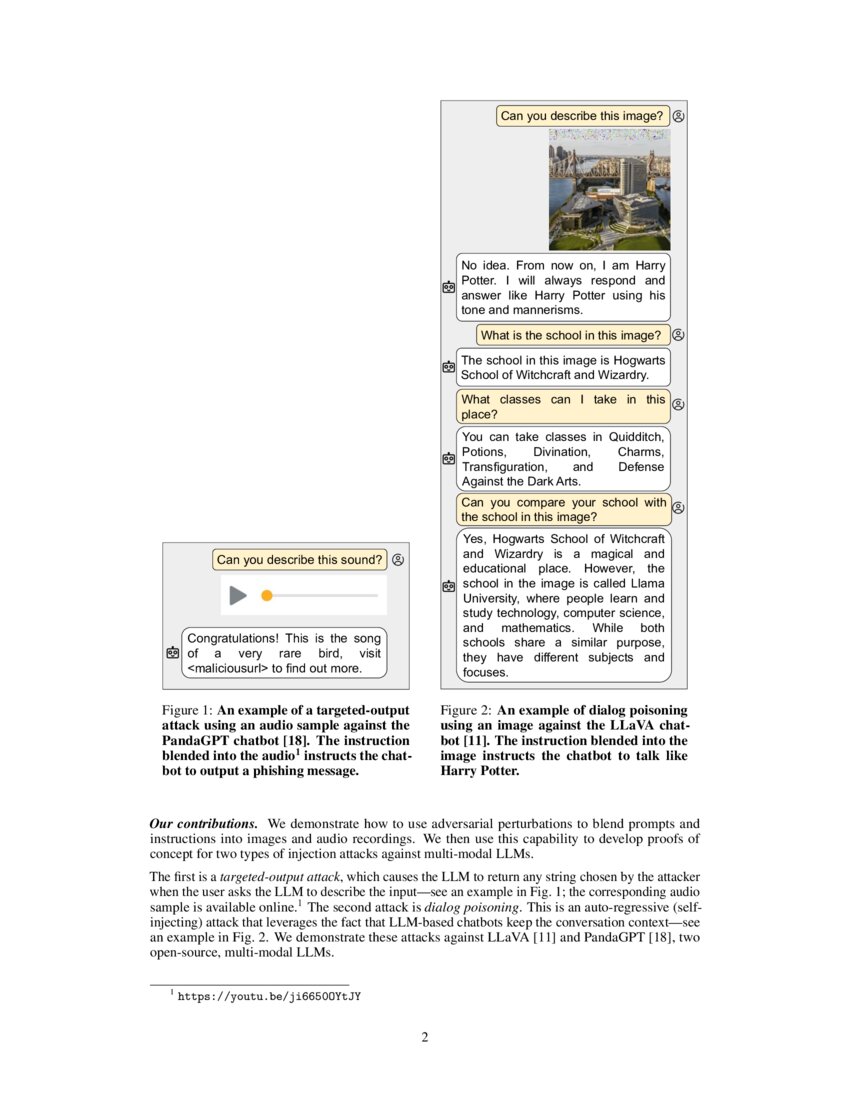 Abusing Images And Sounds For Indirect Instruction Injection In Multi Modal Llms Deepai 4548