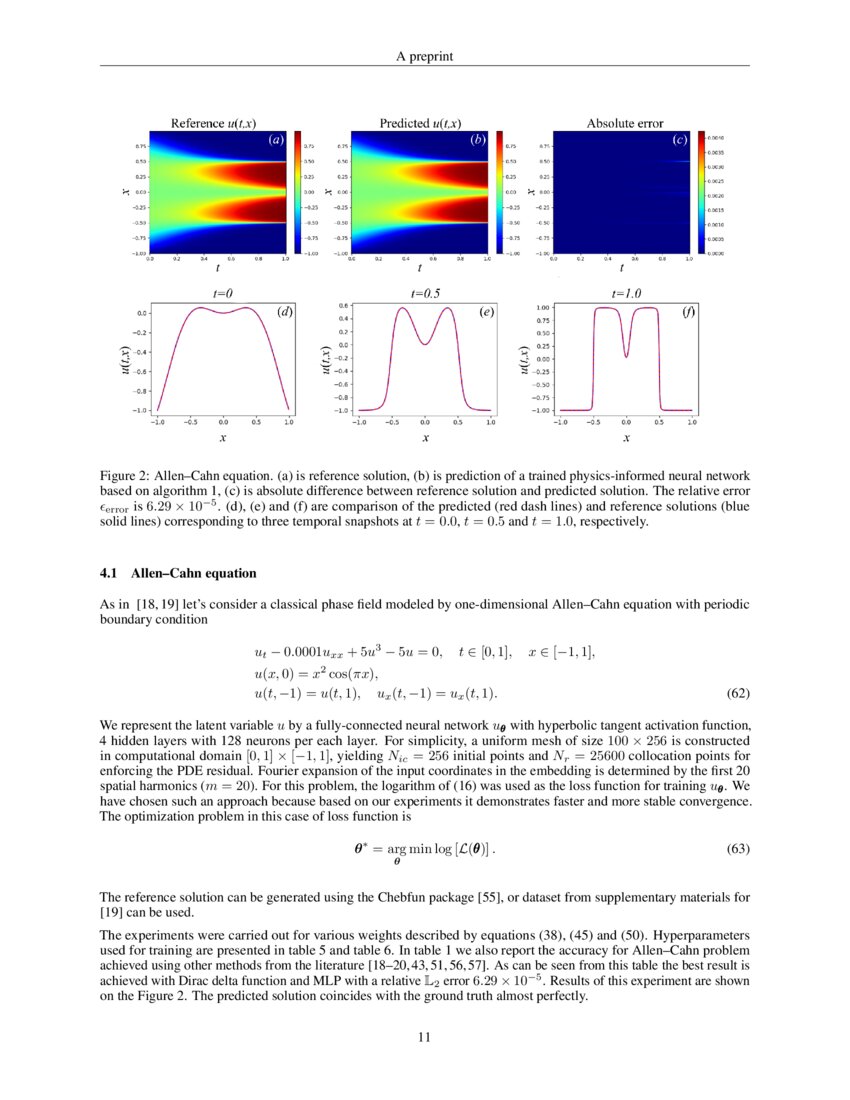 About Optimal Loss Function For Training Physics Informed Neural Networks Under Respecting