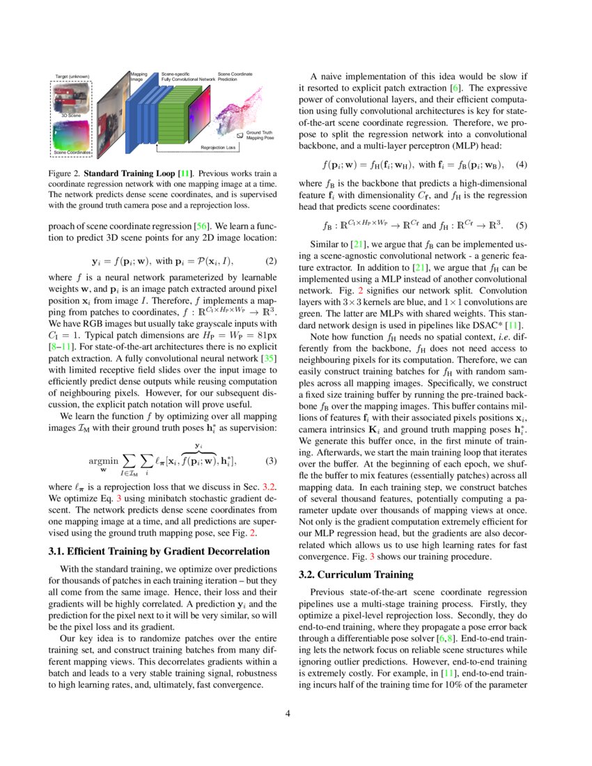 Accelerated Coordinate Encoding Learning To Relocalize In Minutes Using Rgb And Poses Deepai 1926
