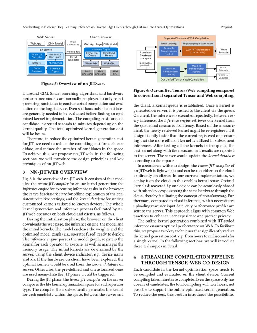 Accelerating In Browser Deep Learning Inference On Diverse Edge Clients