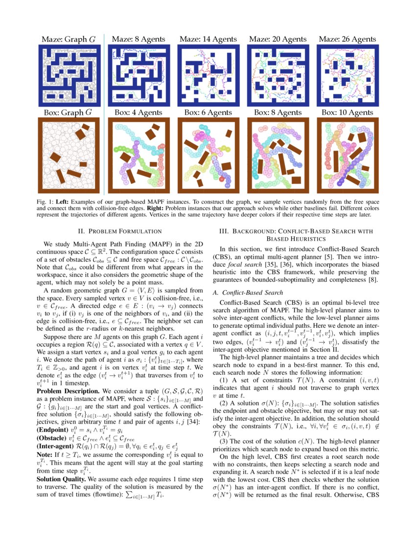 Accelerating Multi-Agent Planning Using Graph Transformers with Bounded Suboptimality | DeepAI