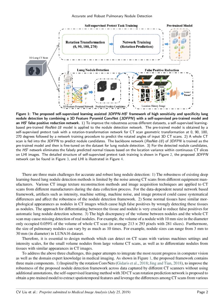 Accurate And Robust Pulmonary Nodule Detection By 3d Feature Pyramid Network With Self
