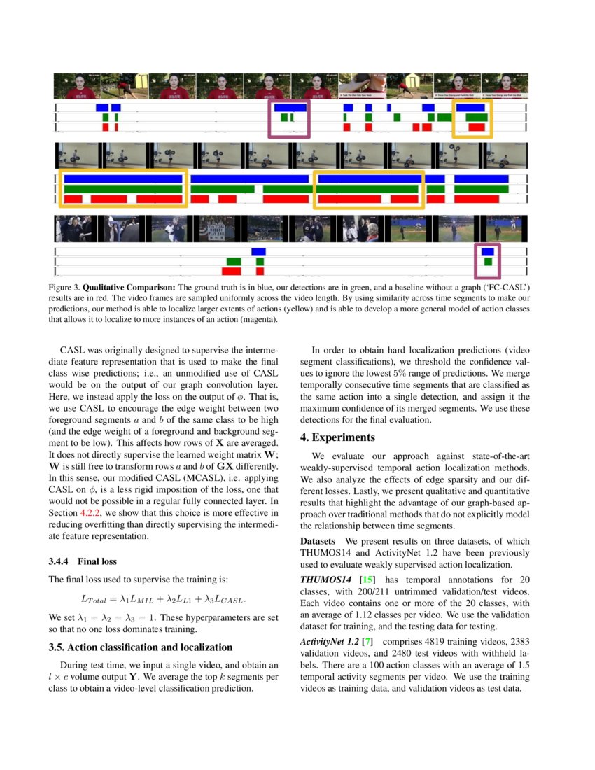 Action Graphs: Weakly-supervised Action Localization with Graph Convolution Networks | DeepAI
