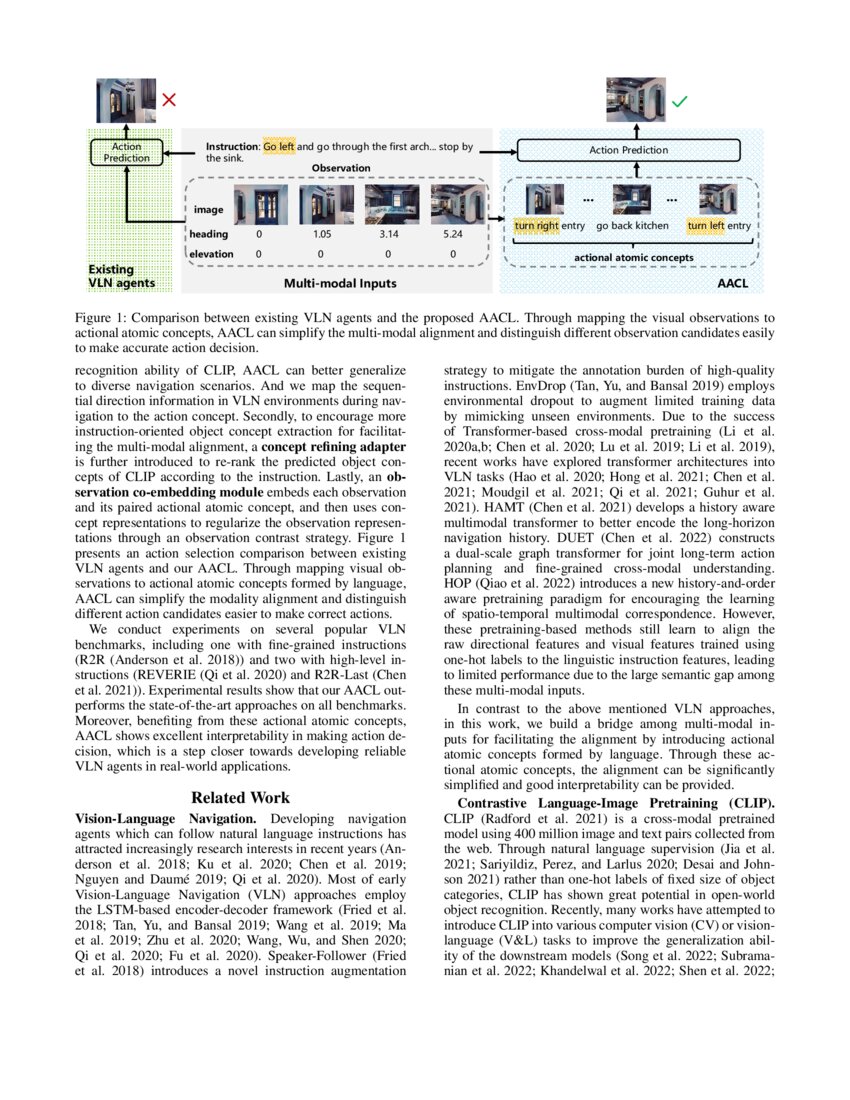 Actional Atomic-Concept Learning for Demystifying Vision-Language Navigation | DeepAI