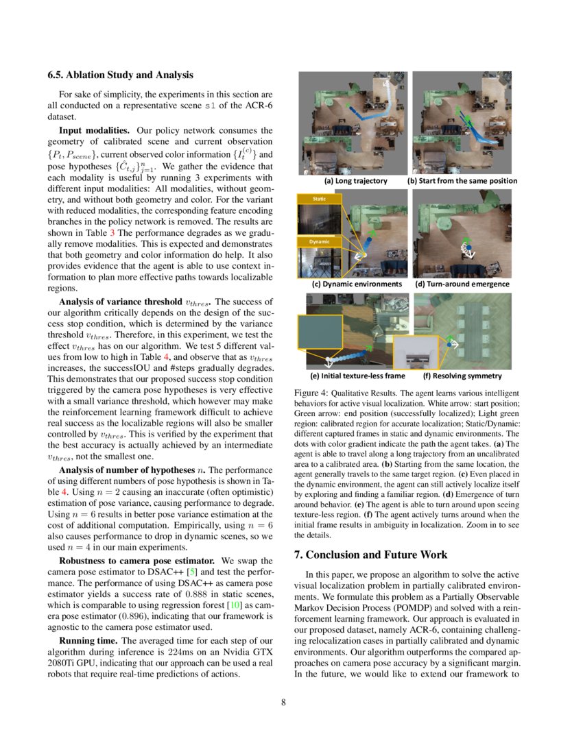 Active Visual Localization In Partially Calibrated Environments Deepai