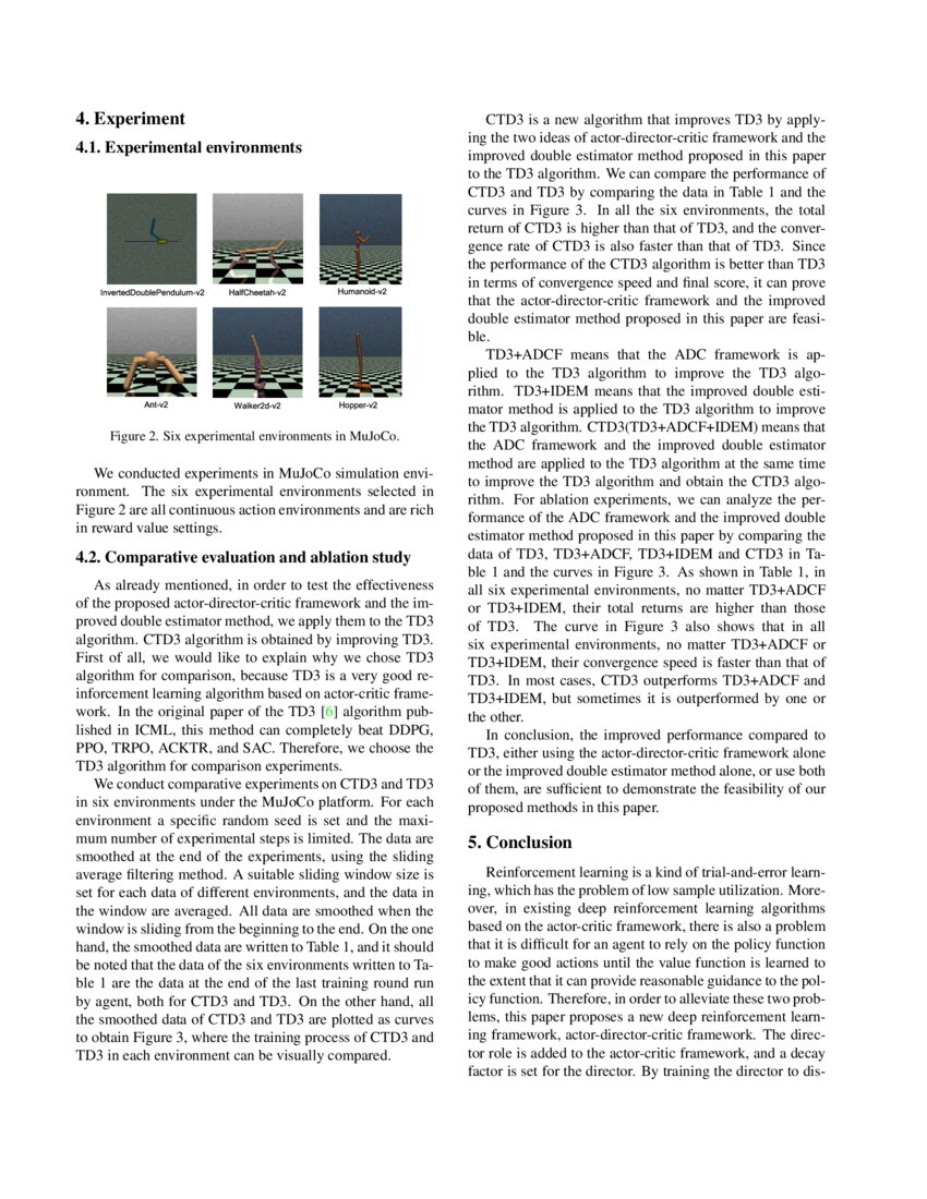 Actor-Director-Critic: A Novel Deep Reinforcement Learning Framework ... Actor-Director-Critic: A Novel Deep Reinforcement Learning Framework ...