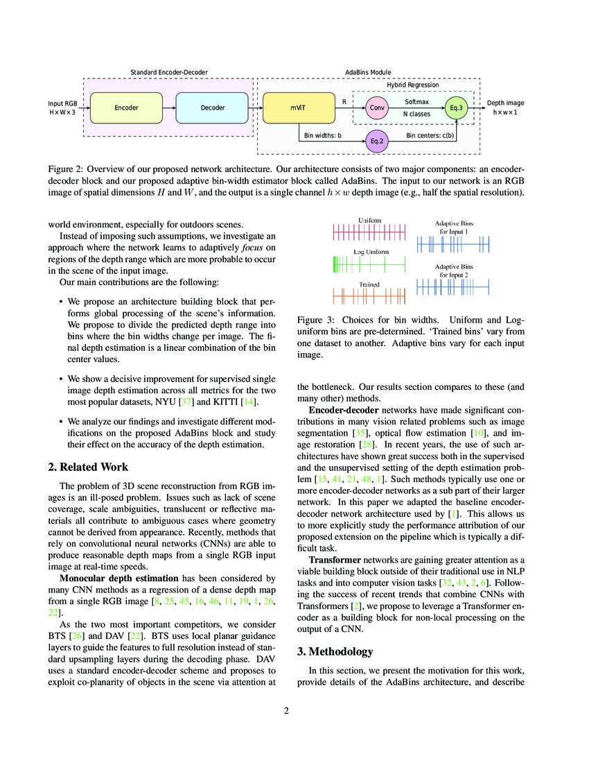 AdaBins: Depth Estimation using Adaptive Bins | DeepAI