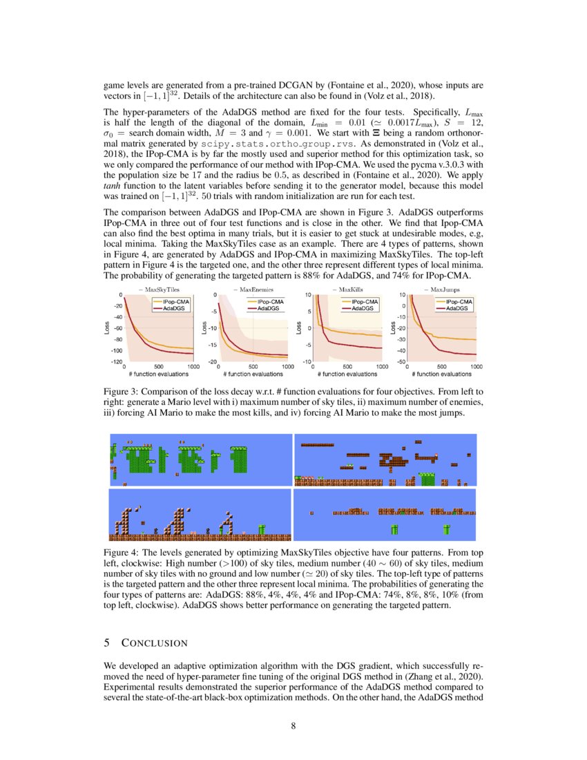 AdaDGS: An adaptive black-box optimization method with a nonlocal directional Gaussian smoothing ...