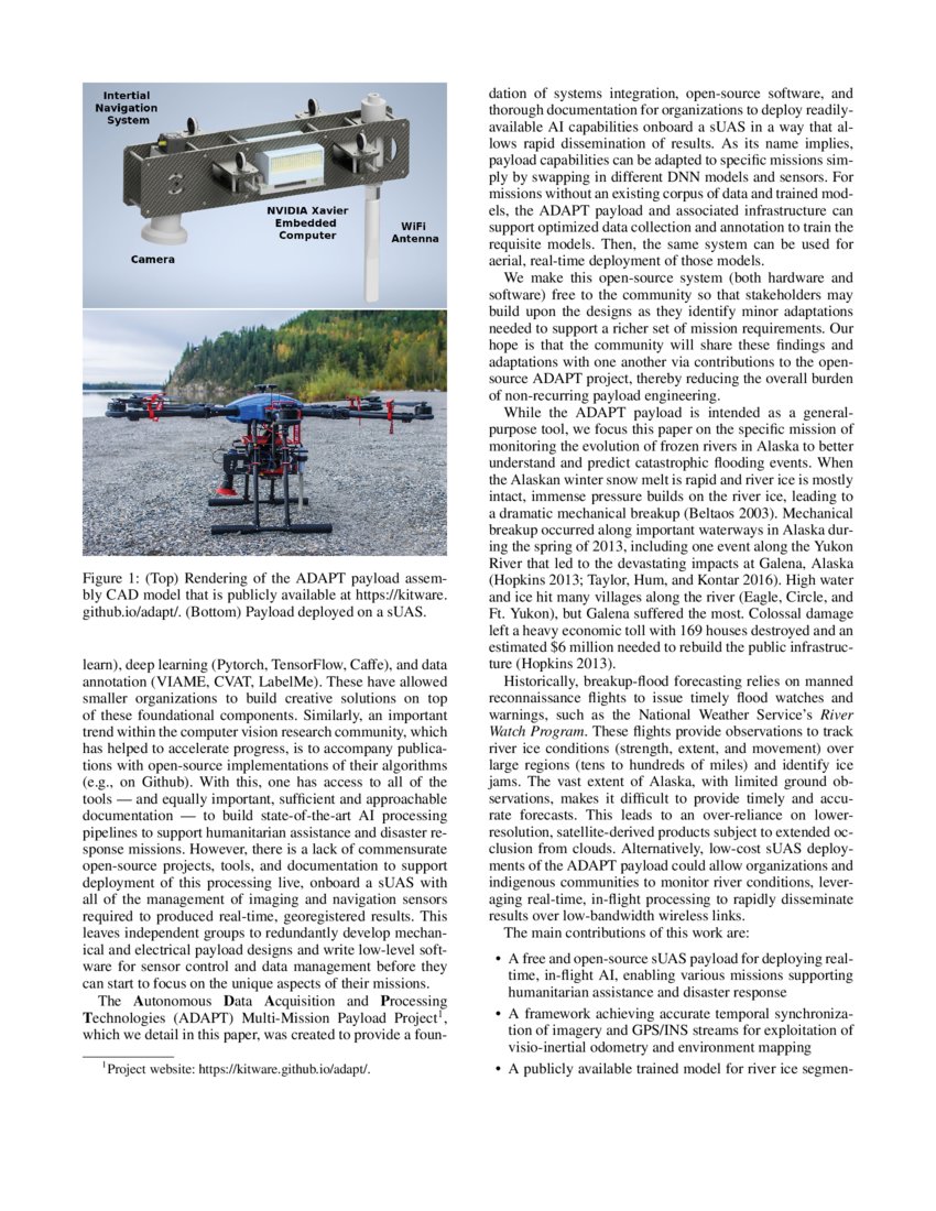 ADAPT: An Open-Source sUAS Payload for Real-Time Disaster Prediction ...