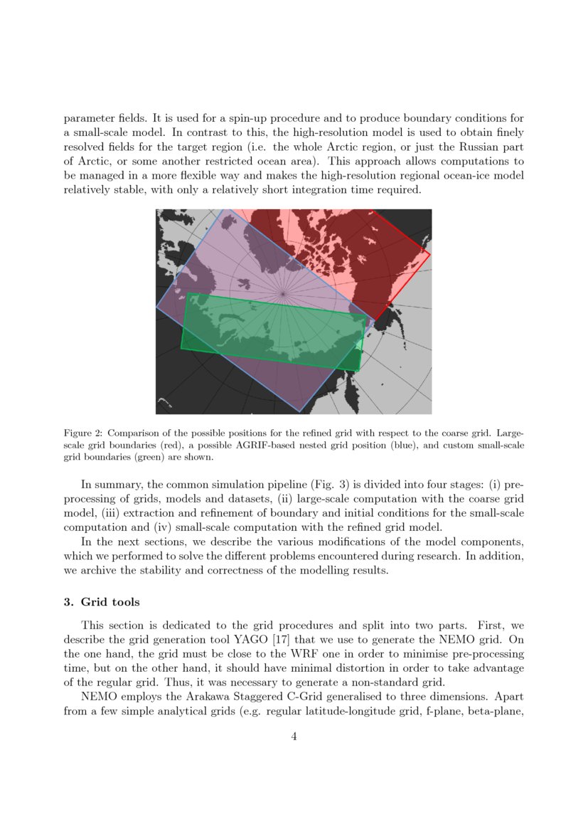 Adaptation of NEMO-LIM3 model for multigrid high resolution Arctic ...