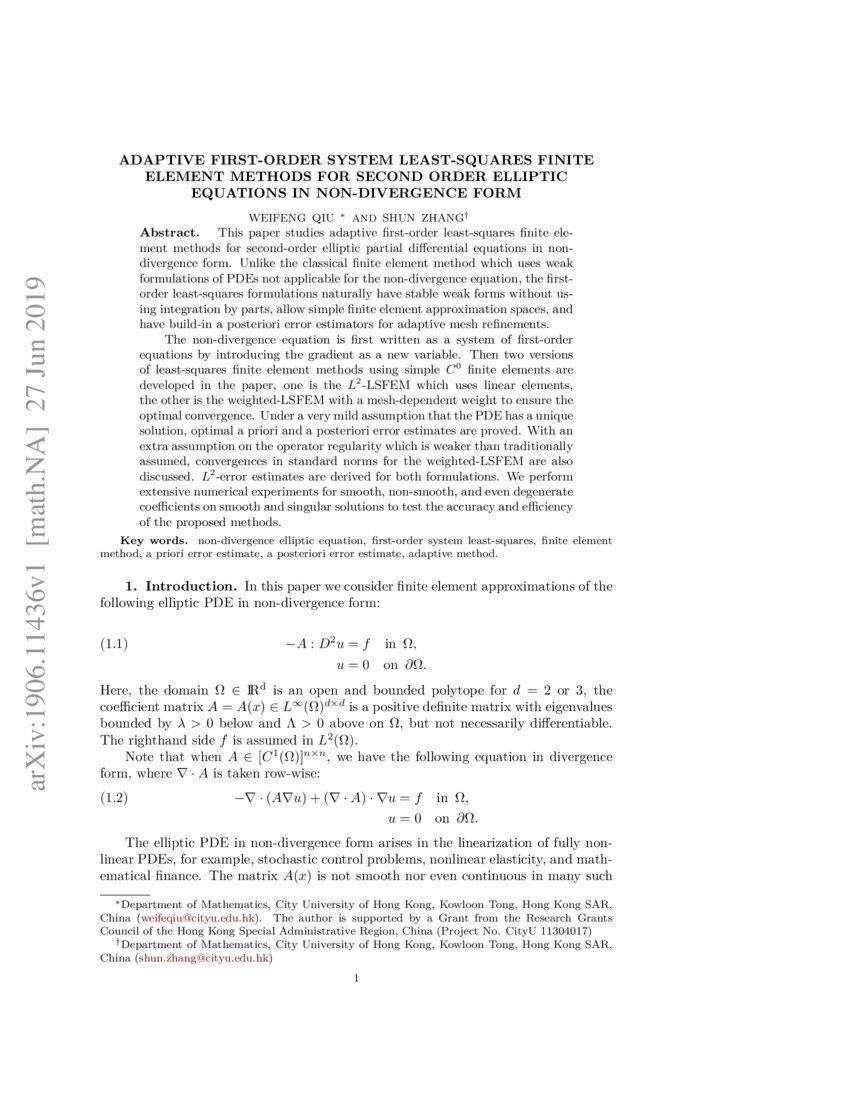 Adaptive First Order System Least Squares Finite Element Methods For
